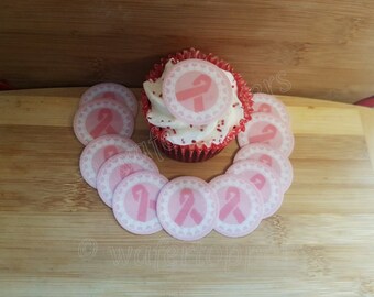 Breast Cancer Cake Topper | Etsy UK