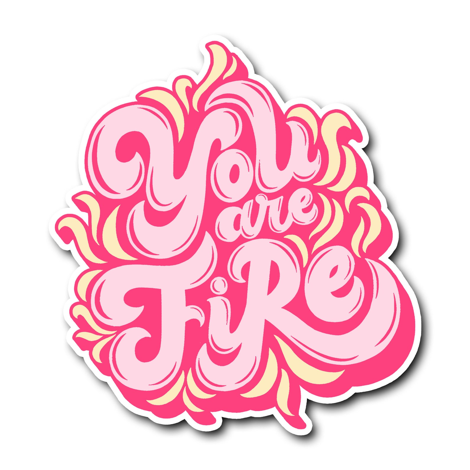 You Are Fire Sticker Sticker Laptop Decal Tablet Decal Sticker Decal ...