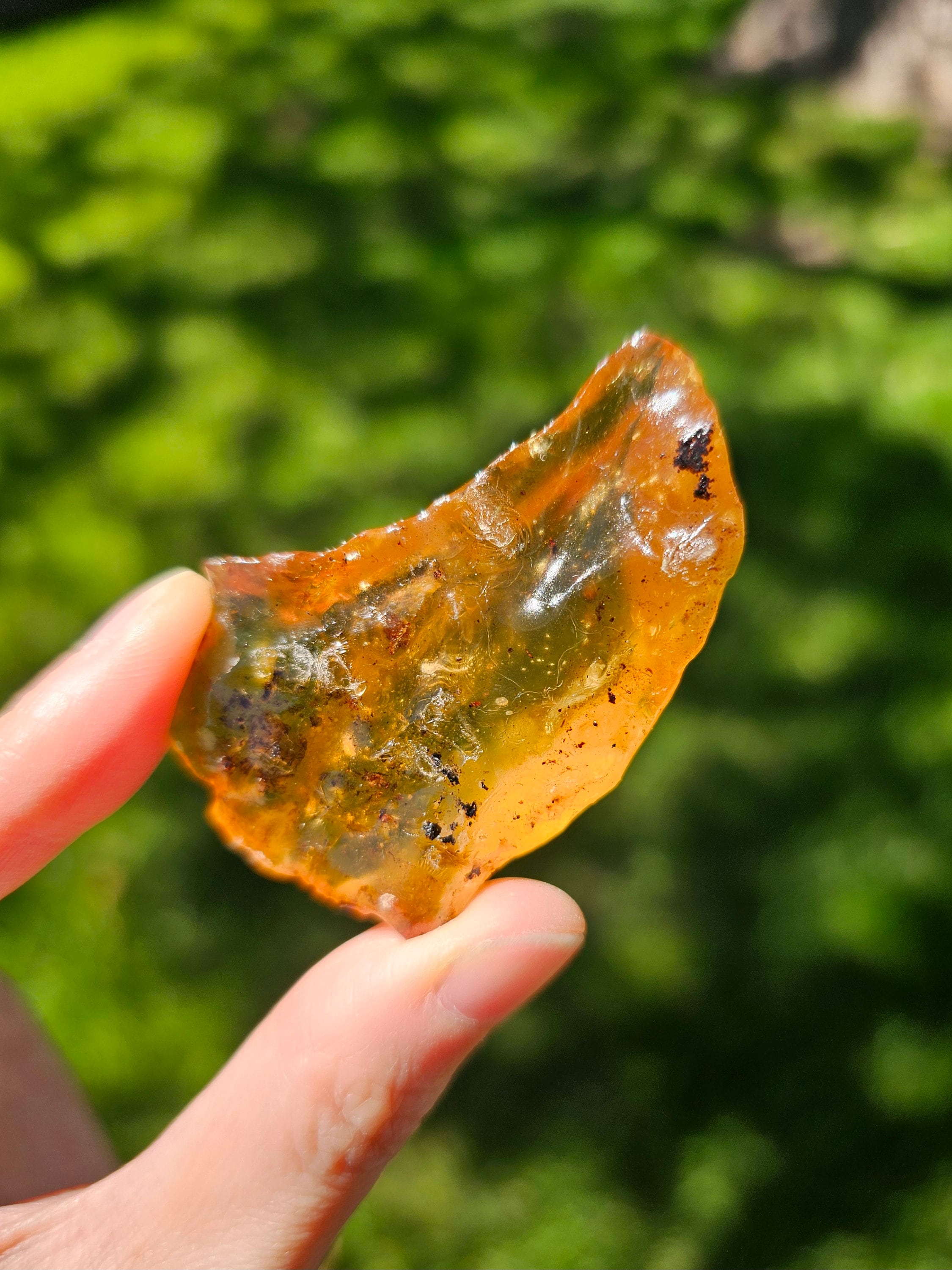 Rare Honey Gold Copal Amber From Madagascar/a Quality Genuine Natural ...
