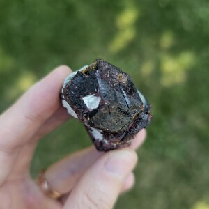 Rare Gorgeous Fire Red Pyrope Garnet Specimen With Sparkling Green Mica ...