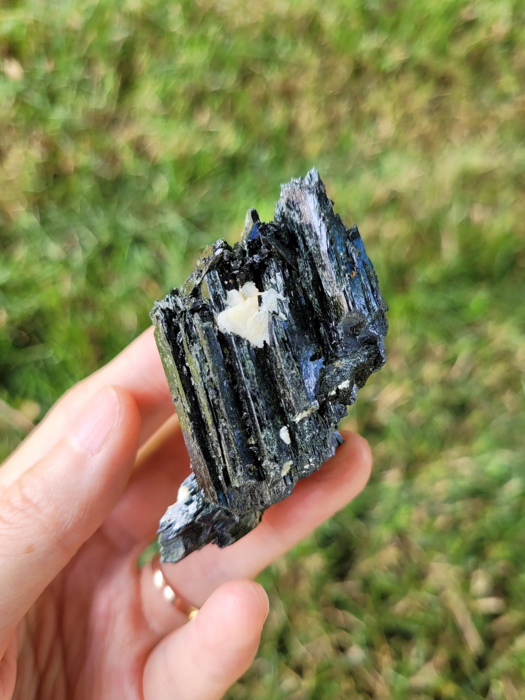 Lustrous Dark Green Aegirine in Matrix From Zomba Malawi/aegirine on ...