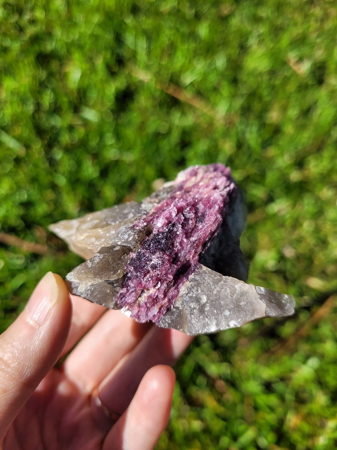 Unique Citrine With Lepidolite Pink Tourmaline Blue Albite Specimen ...