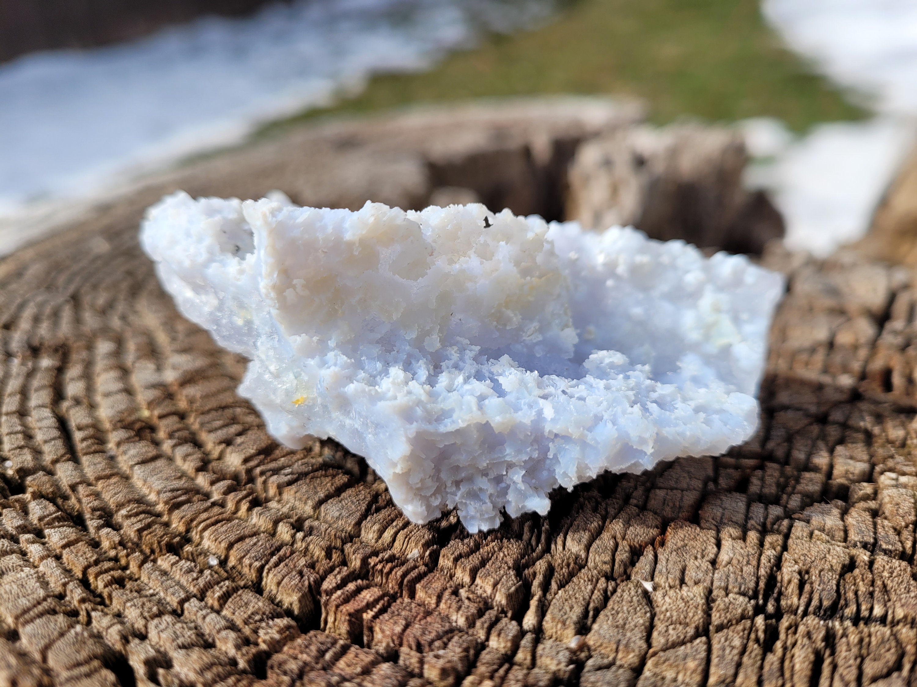 Heart Melting Baby Blue Etched Blue Lace Agate Crystal/Rare | Etsy