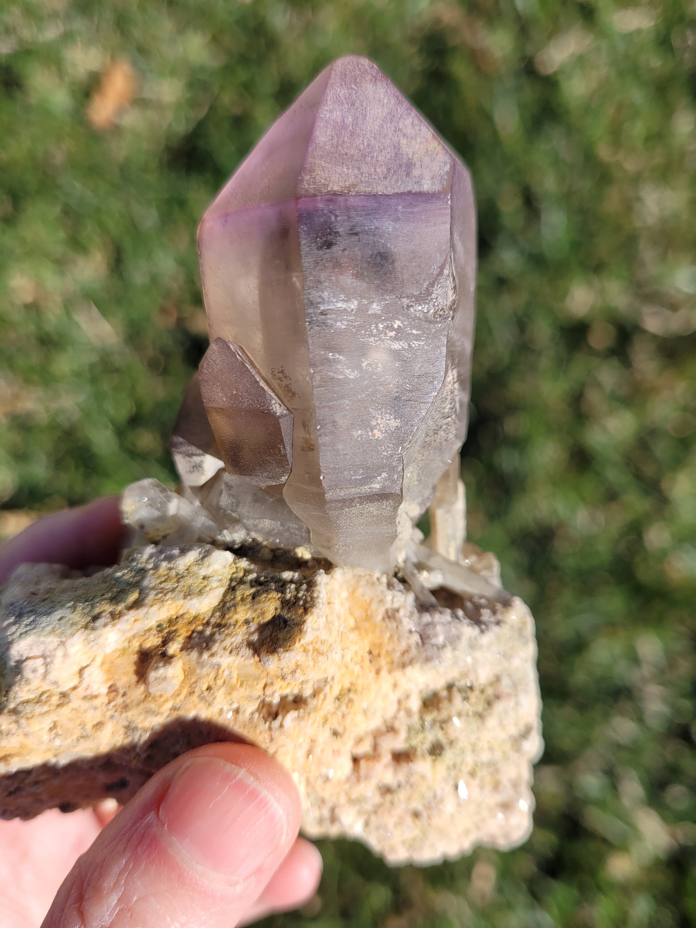 Stunning Phantom Window Amethyst/large Sceptre Smoky Amethyst | Etsy