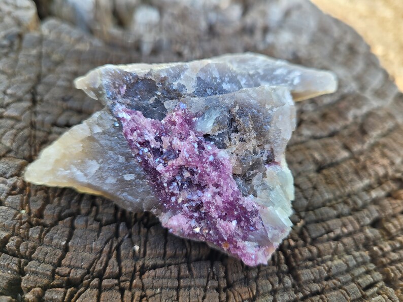 Unique Citrine With Lepidolite Pink Tourmaline Blue Albite | Etsy