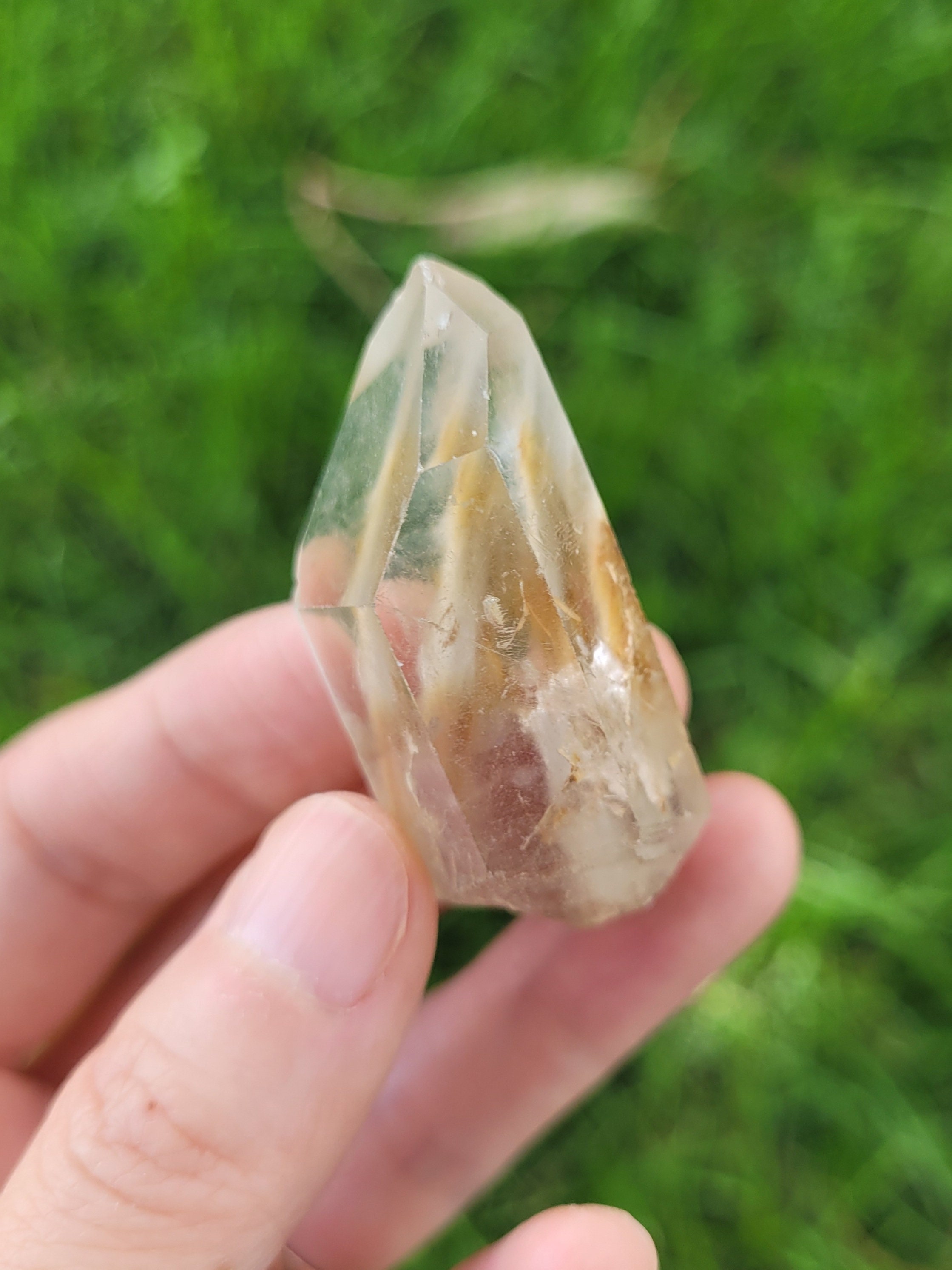 Natural Rough Amphibole Angel Phantom Quartz Point/unique Red | Etsy