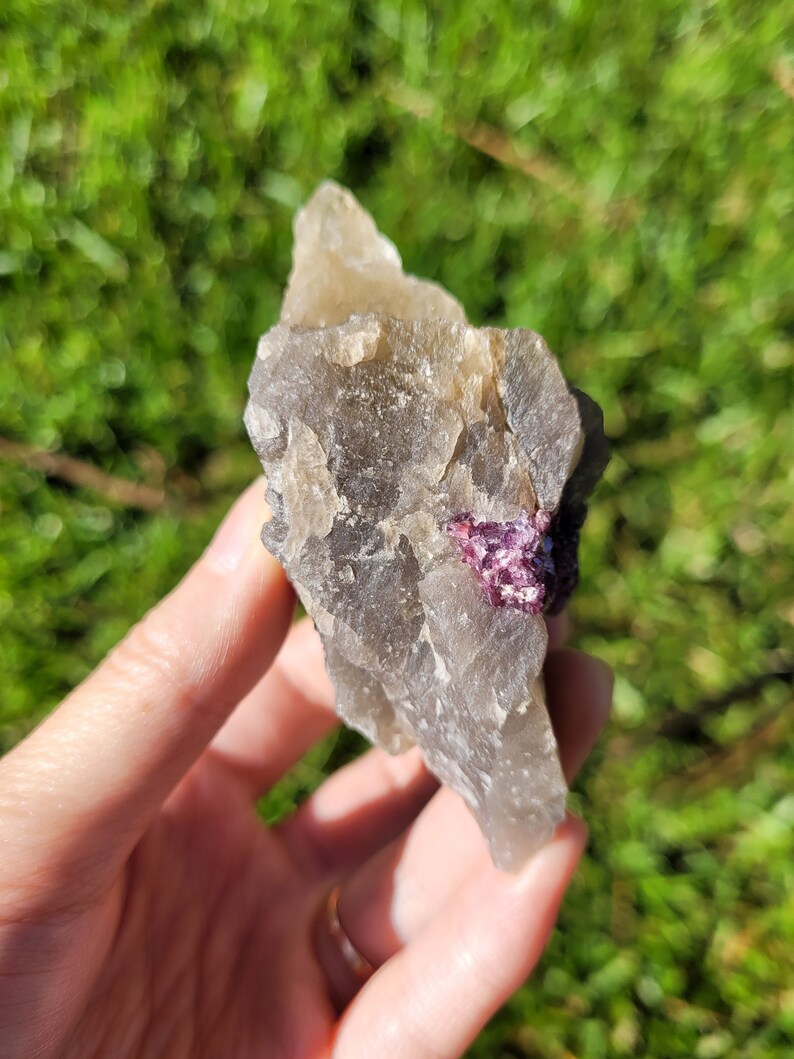Unique Citrine With Lepidolite Pink Tourmaline Blue Albite | Etsy