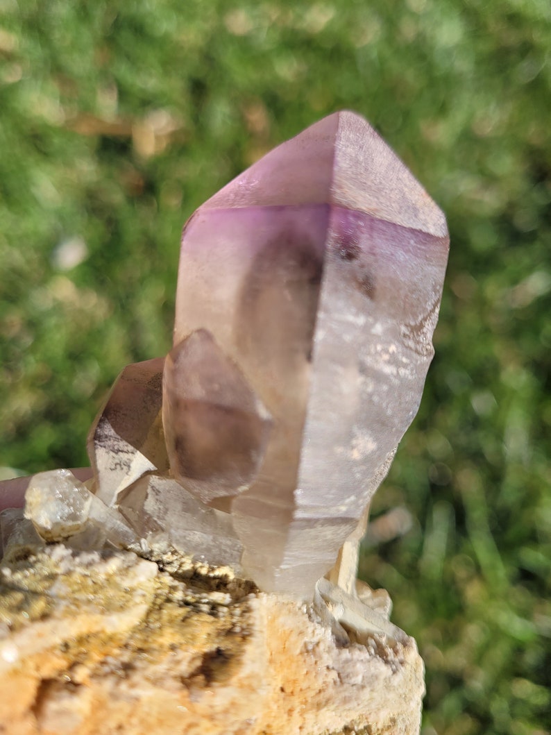 Stunning Phantom Window Amethyst/large Sceptre Smoky Amethyst | Etsy