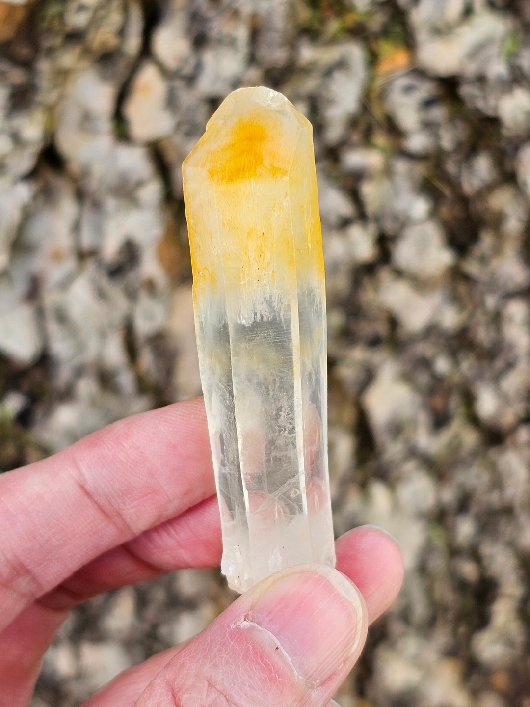 Ultra Rare Colombian Mango Quartz Crystal Halloysite Quartz Point/high ...