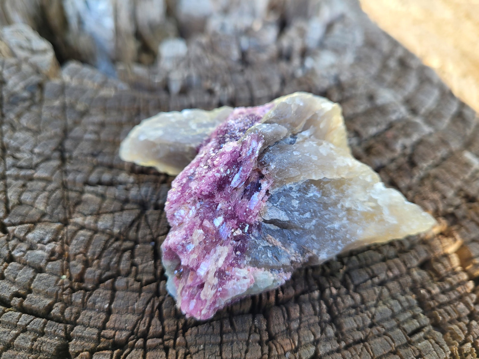 Unique Citrine With Lepidolite Pink Tourmaline Blue Albite | Etsy
