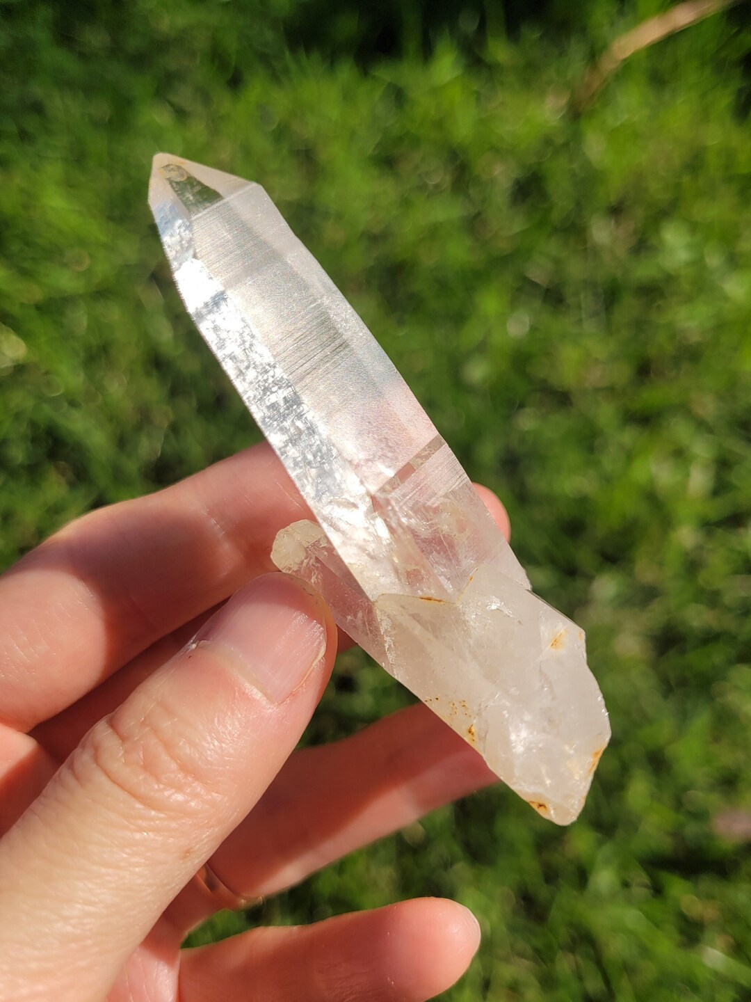 Colombian Lemurian Seed Blade of Light Quartz/high Vibration Etched ...