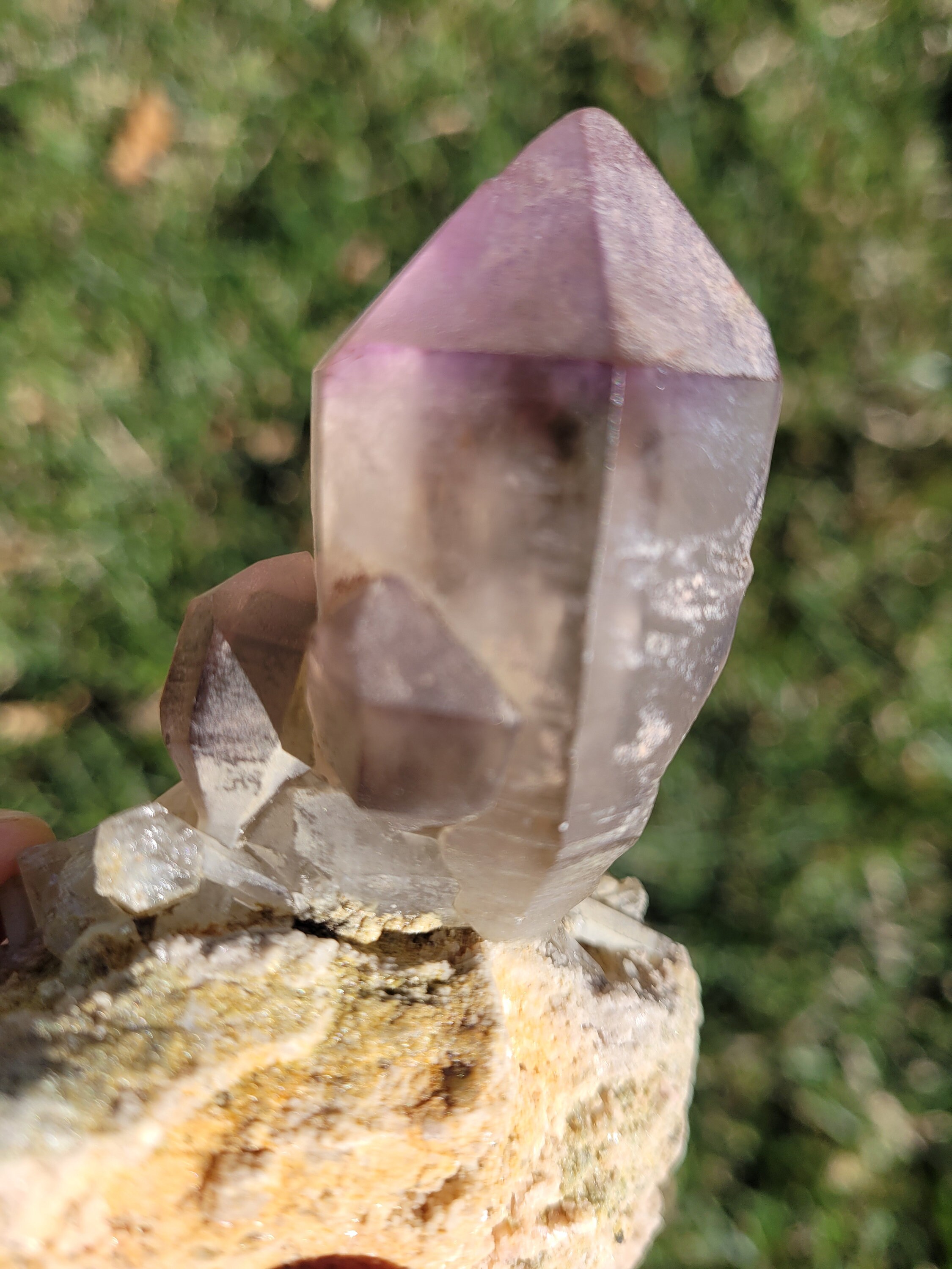 Stunning Phantom Window Amethyst/large Sceptre Smoky Amethyst | Etsy