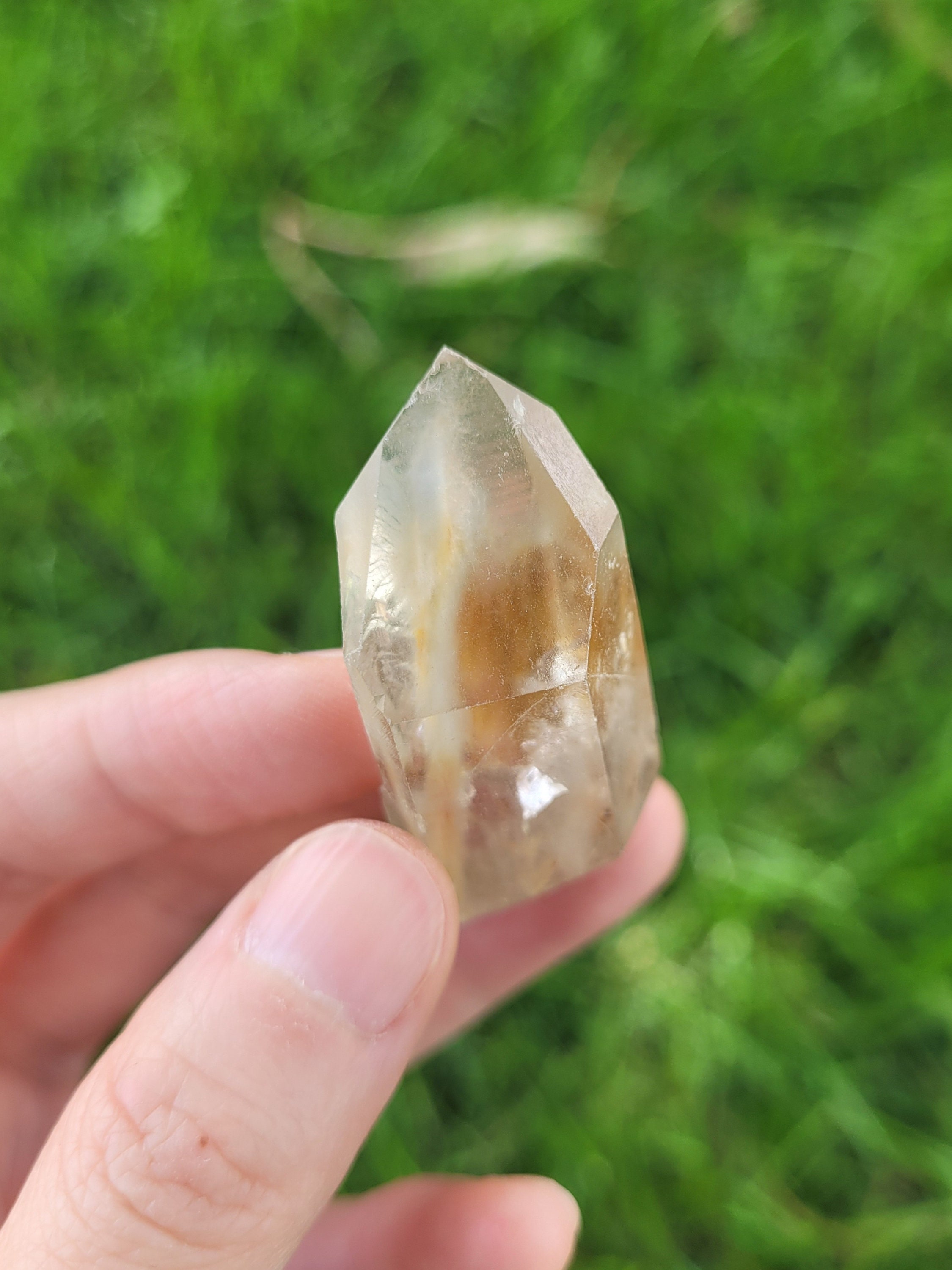 Natural Rough Amphibole Angel Phantom Quartz Point/unique Red | Etsy