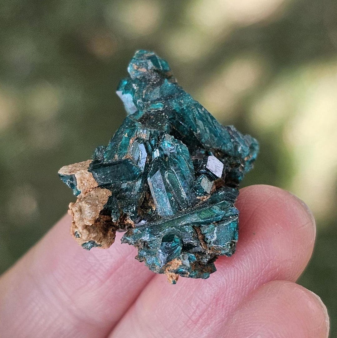 Emerald Green Dioptase Crystal Specimen | Congo A-grade Stone - Etsy