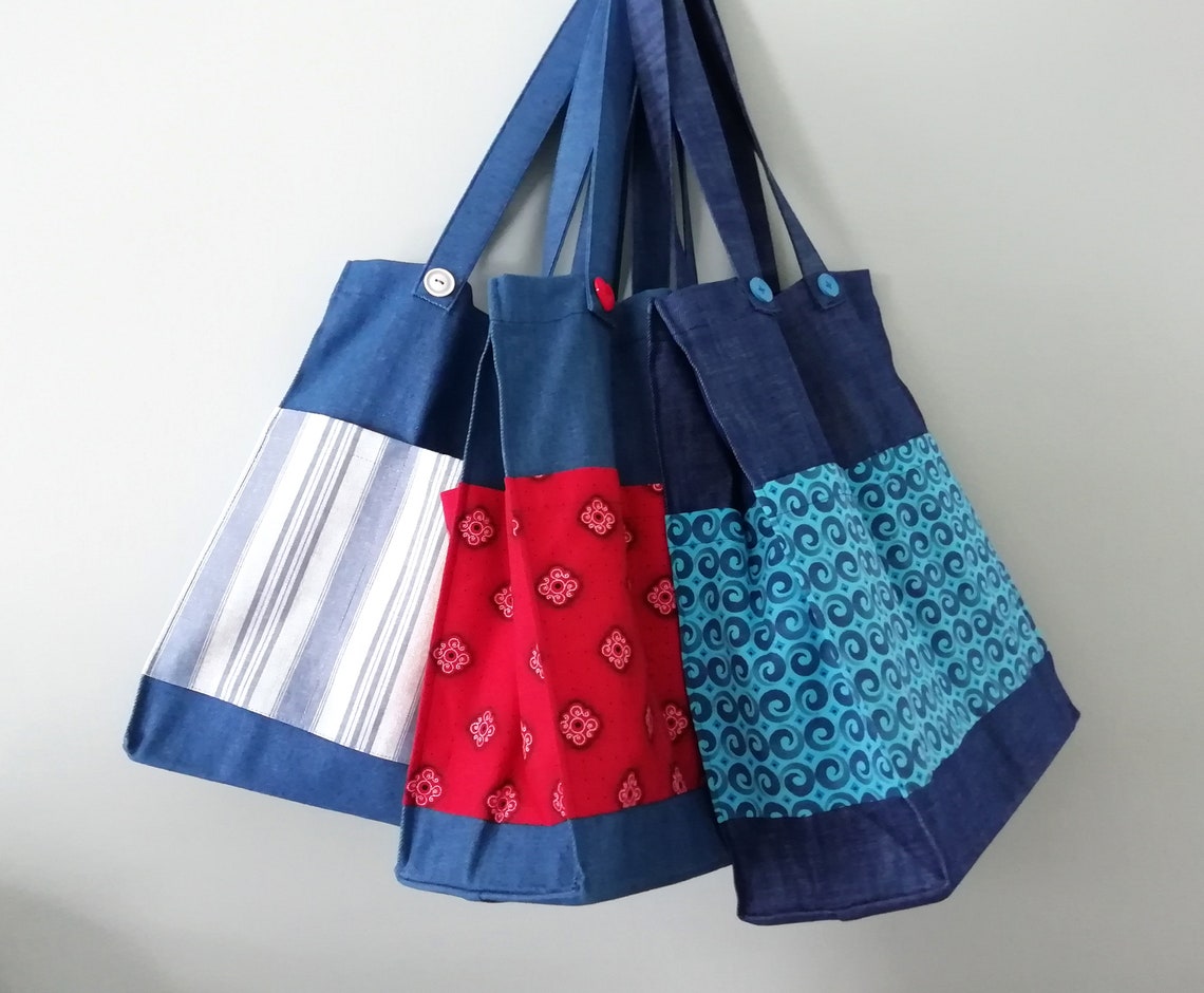 Beginner Bag Sewing Pattern Beginner Bag Pattern Shopping Bag Pattern ...