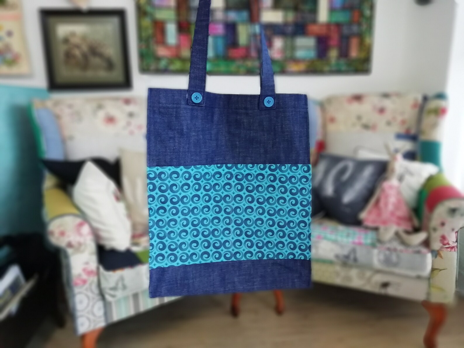 Beginner Bag Sewing Pattern Beginner Bag Pattern Shopping Bag Pattern ...