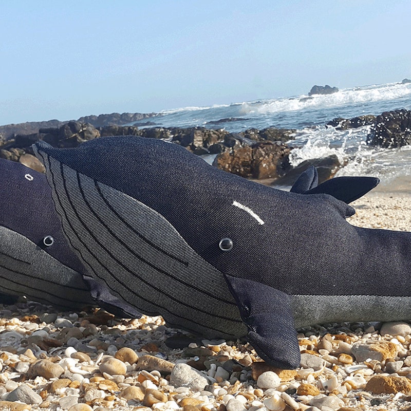 Denim Whale - Etsy