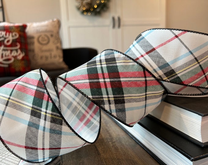 10 Yards Birch Bark Gold Ribbon - Wired Christmas Ribbon - Lodge Ribbon ...