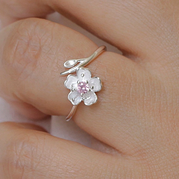 Cherry Blossom Ring - Etsy