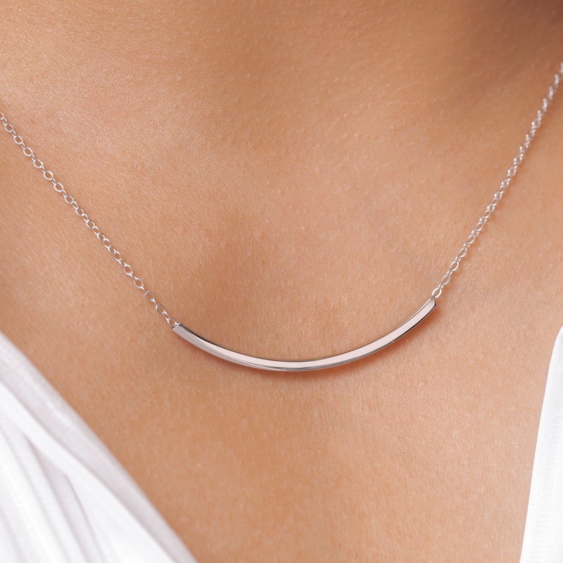 Curved Bar Chain - Etsy