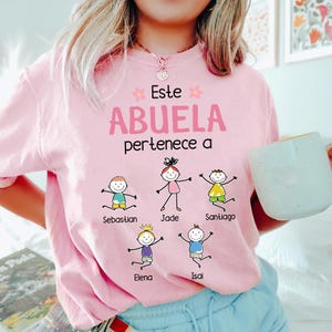Personalized Abuela Spanish Grandma Belongs Shirt, Custom Spanish ...