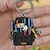 Personalized Military Uniform Keychain, Boot and Hat American Veteran ...