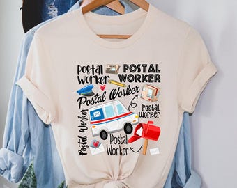 Postal Life Shirt, Postal Carrier Worker Shirts, Mail Carrier Shirt ...