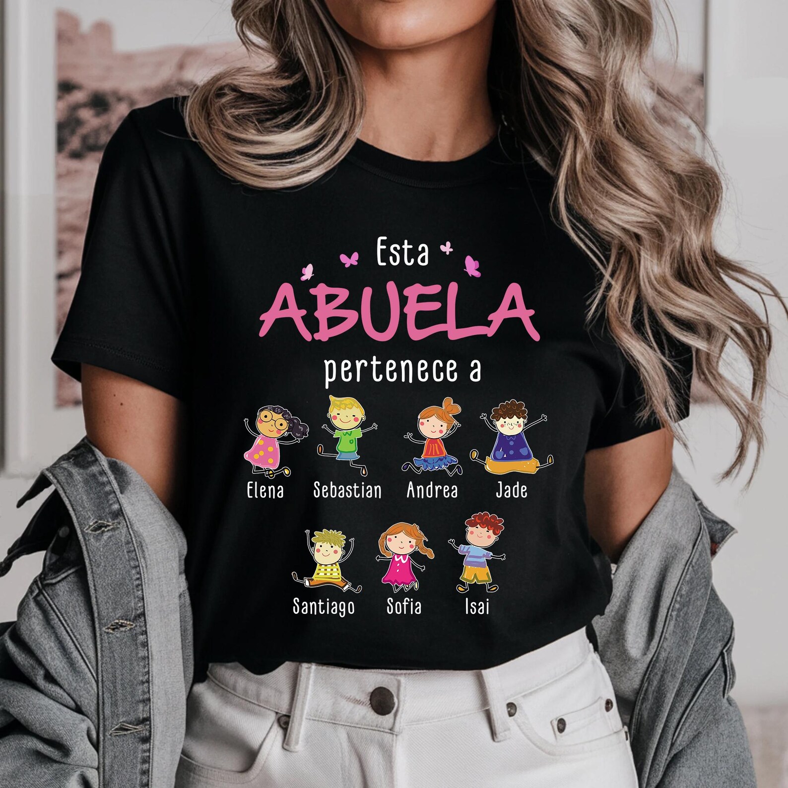 Personalized Abuela Spanish Grandma Belongs Shirt, Abuela Shirt With ...