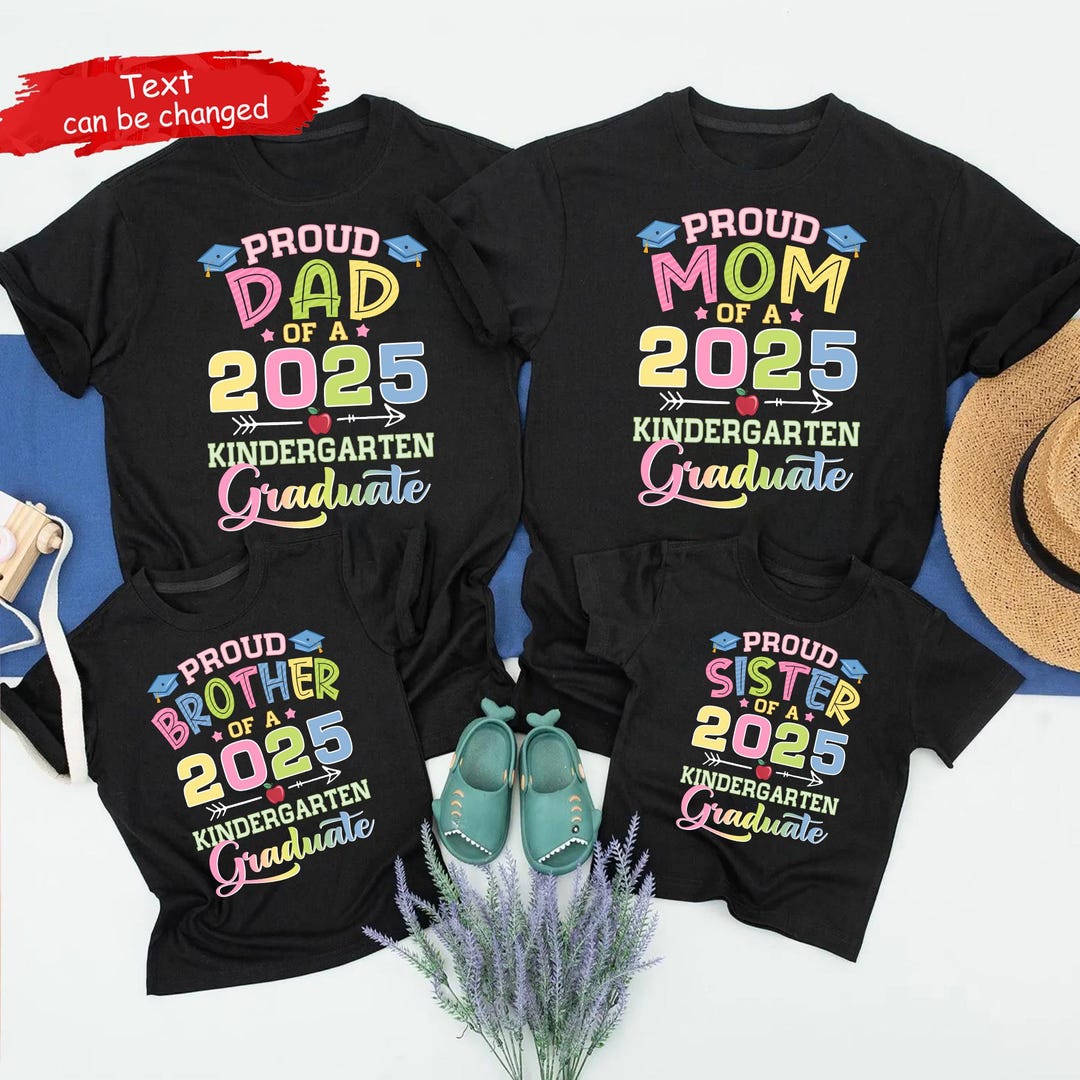 Kindergarten Grad 2025, Proud Family Kinder Grad 2025 Shirt, Kinder ...