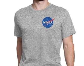 NASA T-shirt Soft Cotton Tee. NASA Logo. Astronaut. National ...