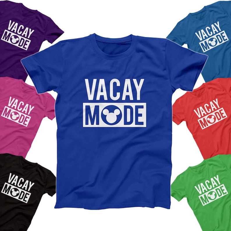 Vacay Mode Disney Family Shirts Matching Family Disney Shirts - Etsy