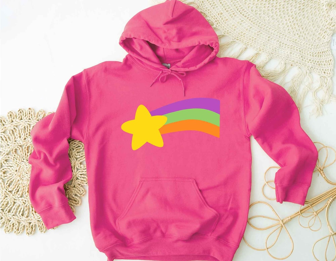 Mabel Star Hoodie, Shooting Star Rainbow Hoodie Gravity Falls Halloween ...