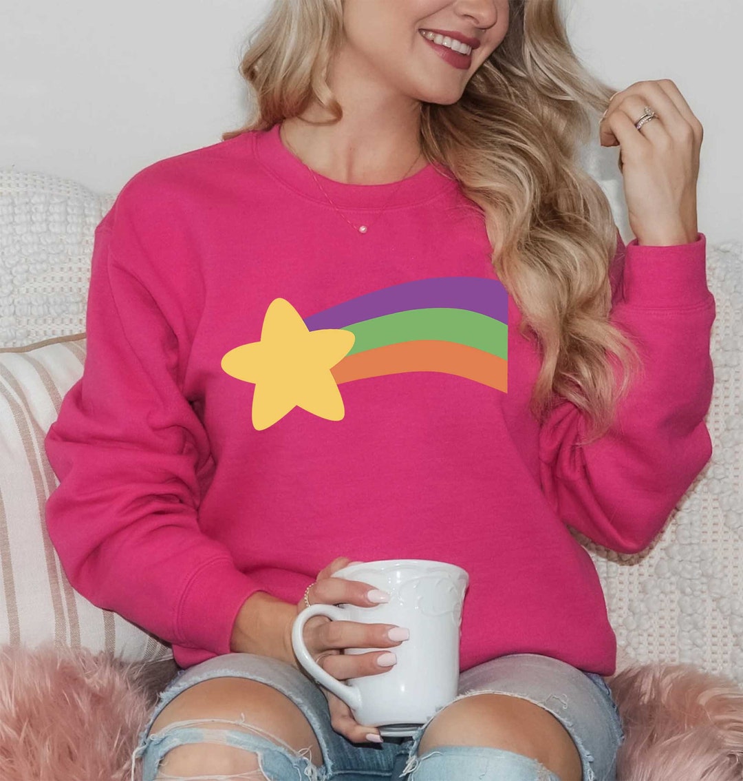 Mabel Rainbow Shooting Star Sweatshirt Gravity Falls Halloween Costume ...