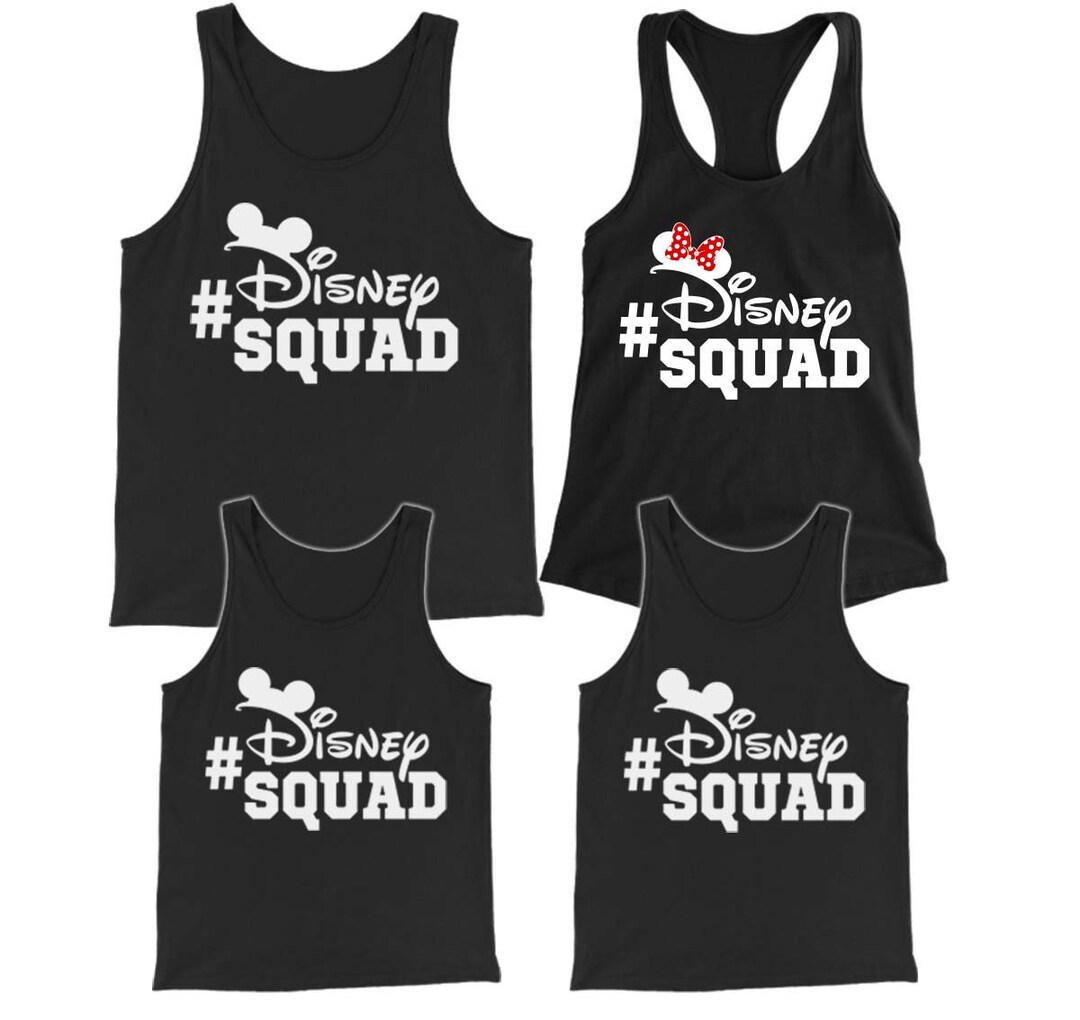 Disney Squad Shirts Family Shirts Matching Disney Tank Tops Unisex ...