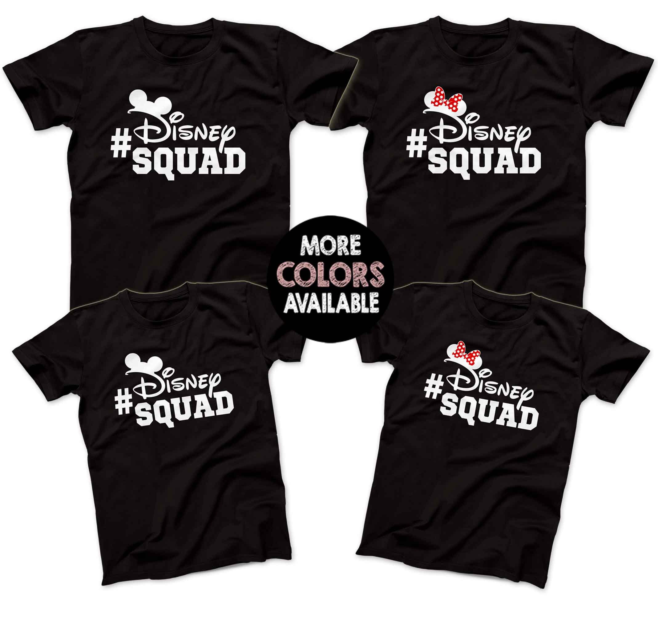 Disney Squad Shirt Disney Family Shirts Matching Disney Group - Etsy