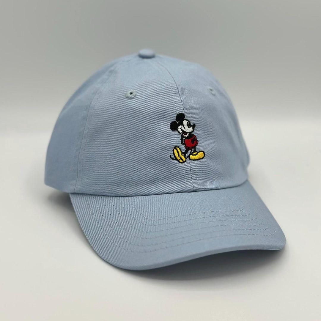 Mickey Mouse Embroidered Hat Cute Mickey Ears Cap Adult Kids Adjustable ...