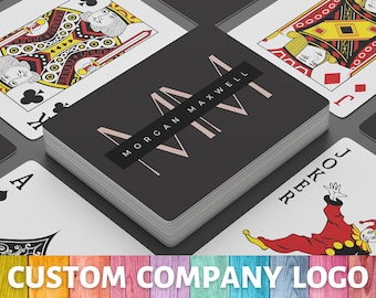 Custom Logo Deck of Cards - Etsy