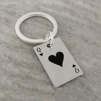 7 of Hearts,jack of Hearts Necklace,playing Cards Neklace,queen of ...