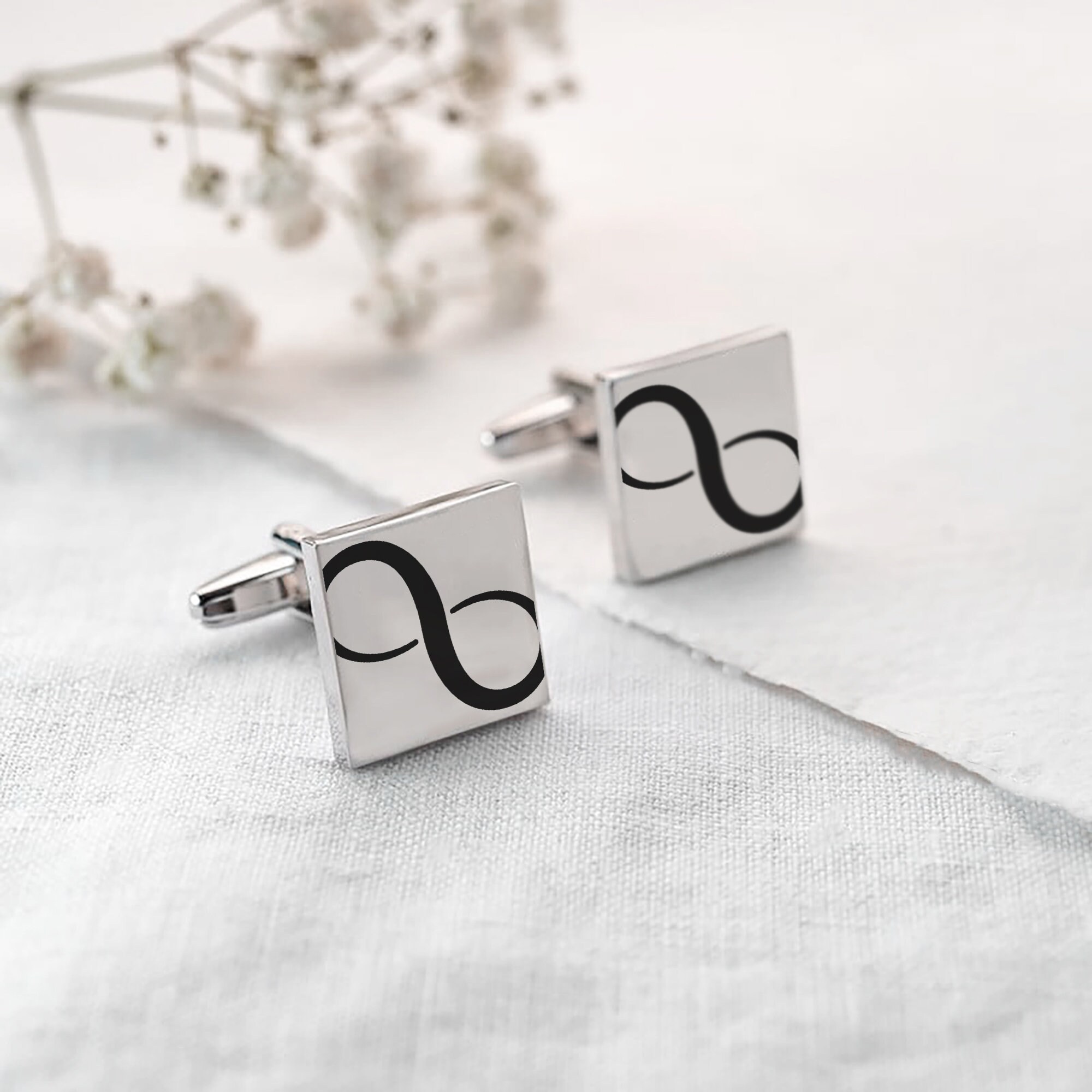 Georg Jensen Infinity Sterling Silver Cufflinks 3533817 C W Sellors ...