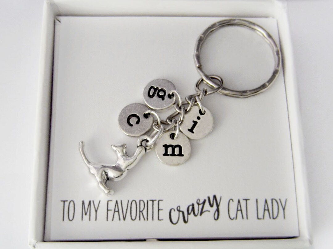 Cat Keychain Cat Owner Gifts Cat Memorial Keychain Cat - Etsy