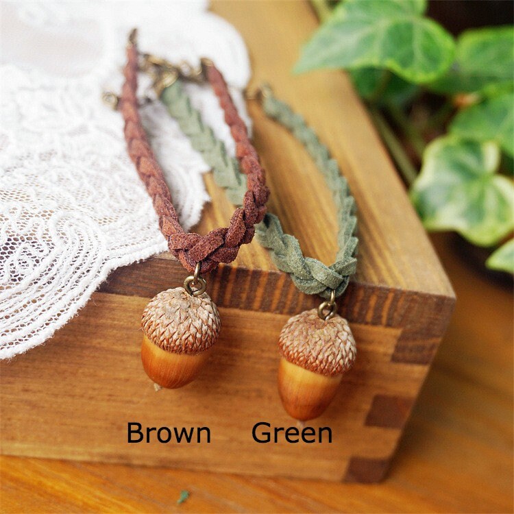 Real Acorn Bracelet Acorn Jewelry Botanical Jewelry Gift | Etsy