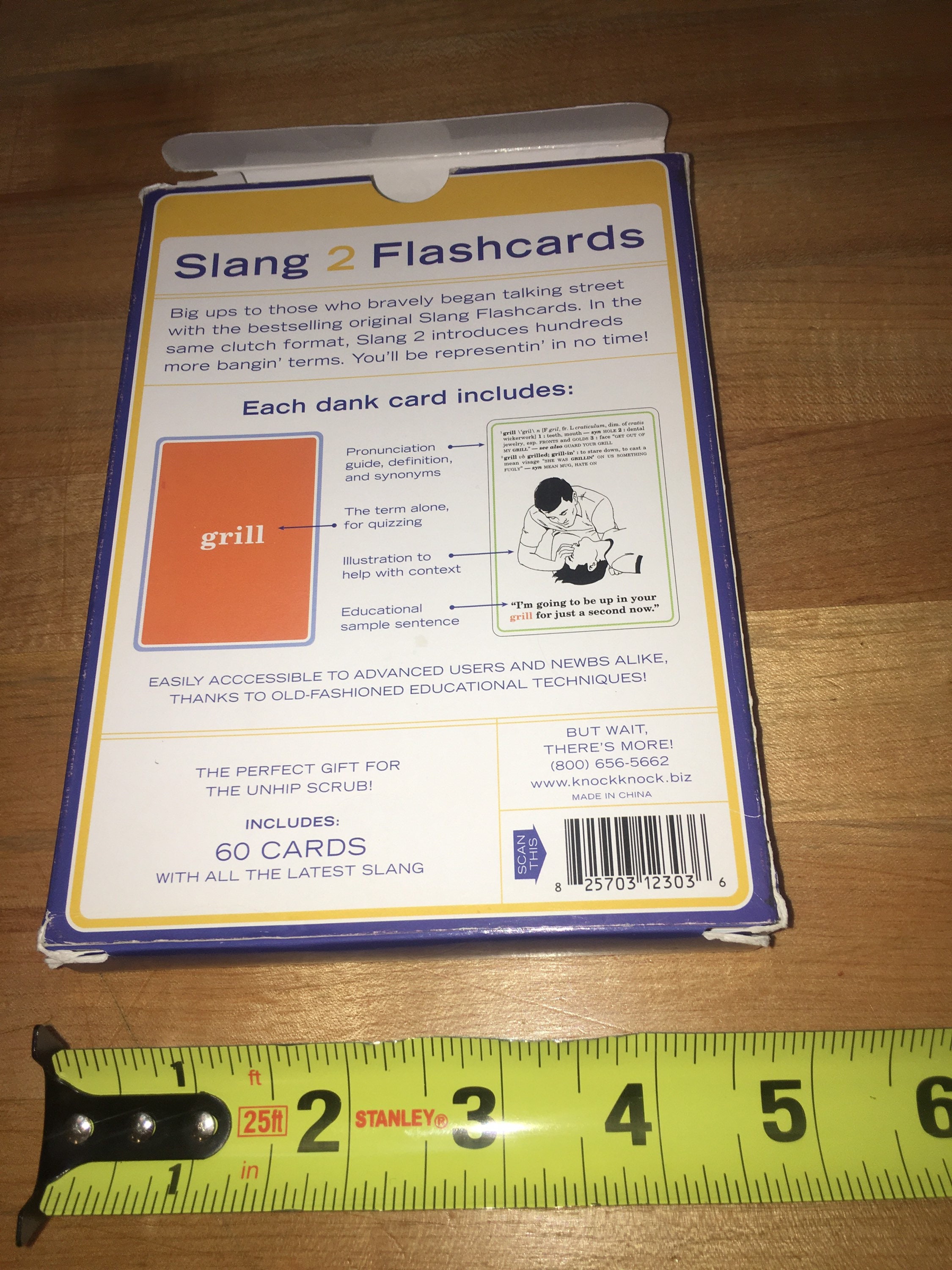 Slang 2 Flash Cards Made by Knock Knock 2006 60 Pieces Trade Cards ...