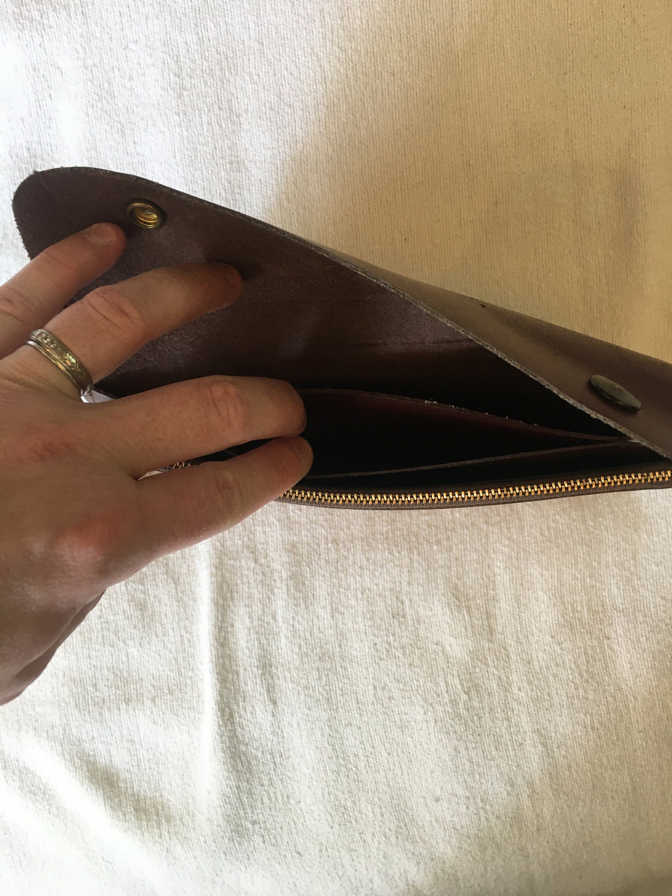 Vintage Ultra Rare Prince Gardner Genuine Cowhide Leather Tan Western ...