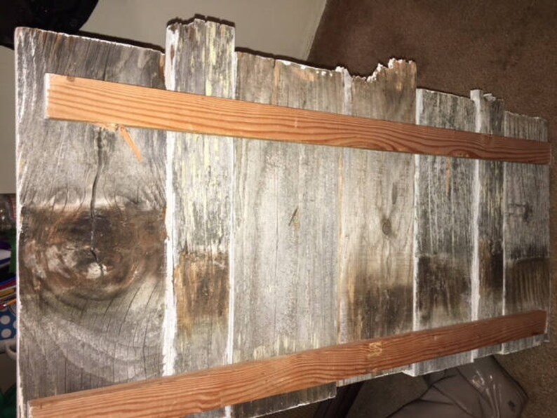 Reclaimed Wood White Cedar Wall Rack, Crystal Door Knob Cedar Wall Rack ...