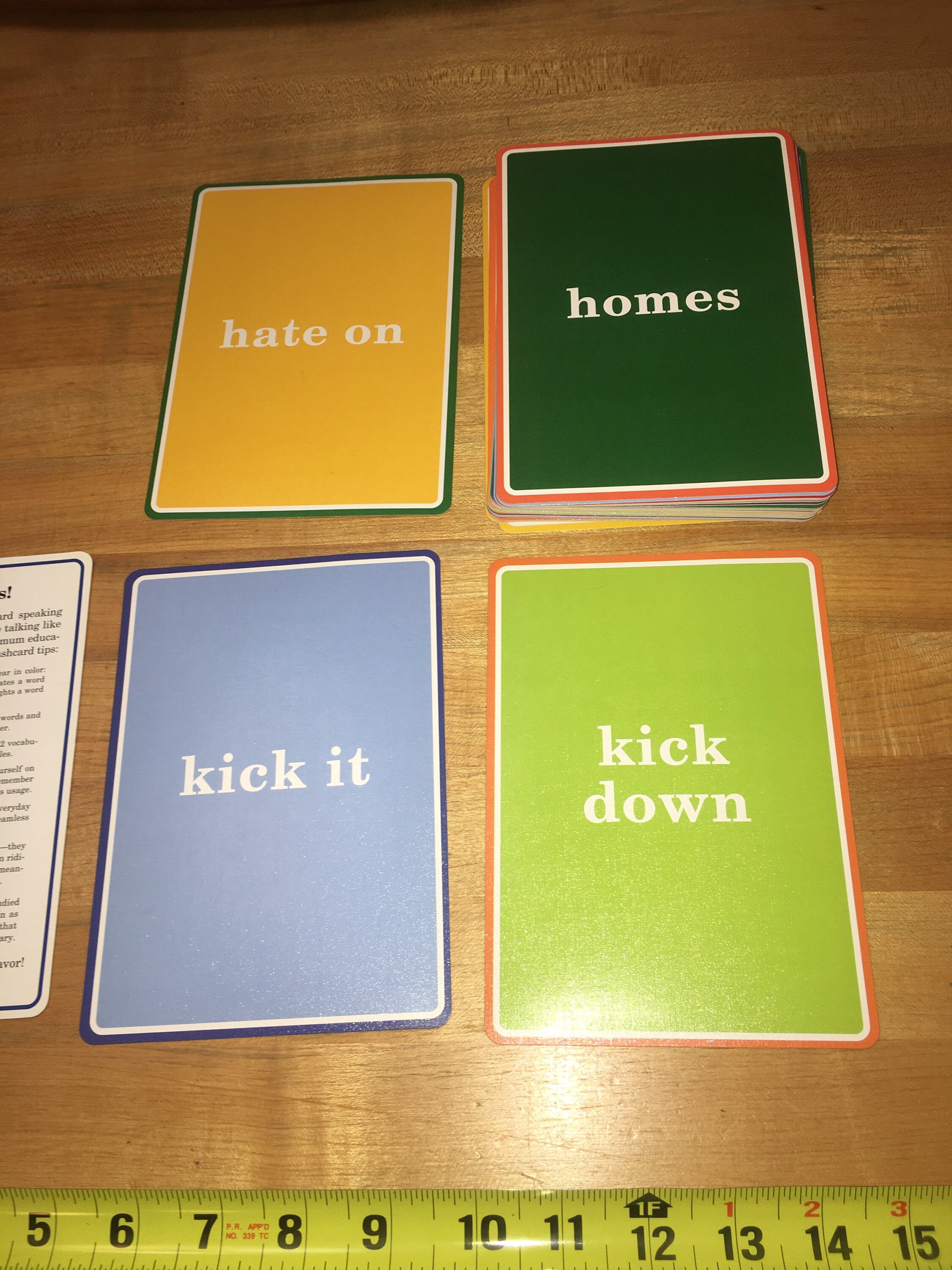 Slang 2 Flash Cards Made by Knock Knock 2006 60 Pieces Trade Cards ...