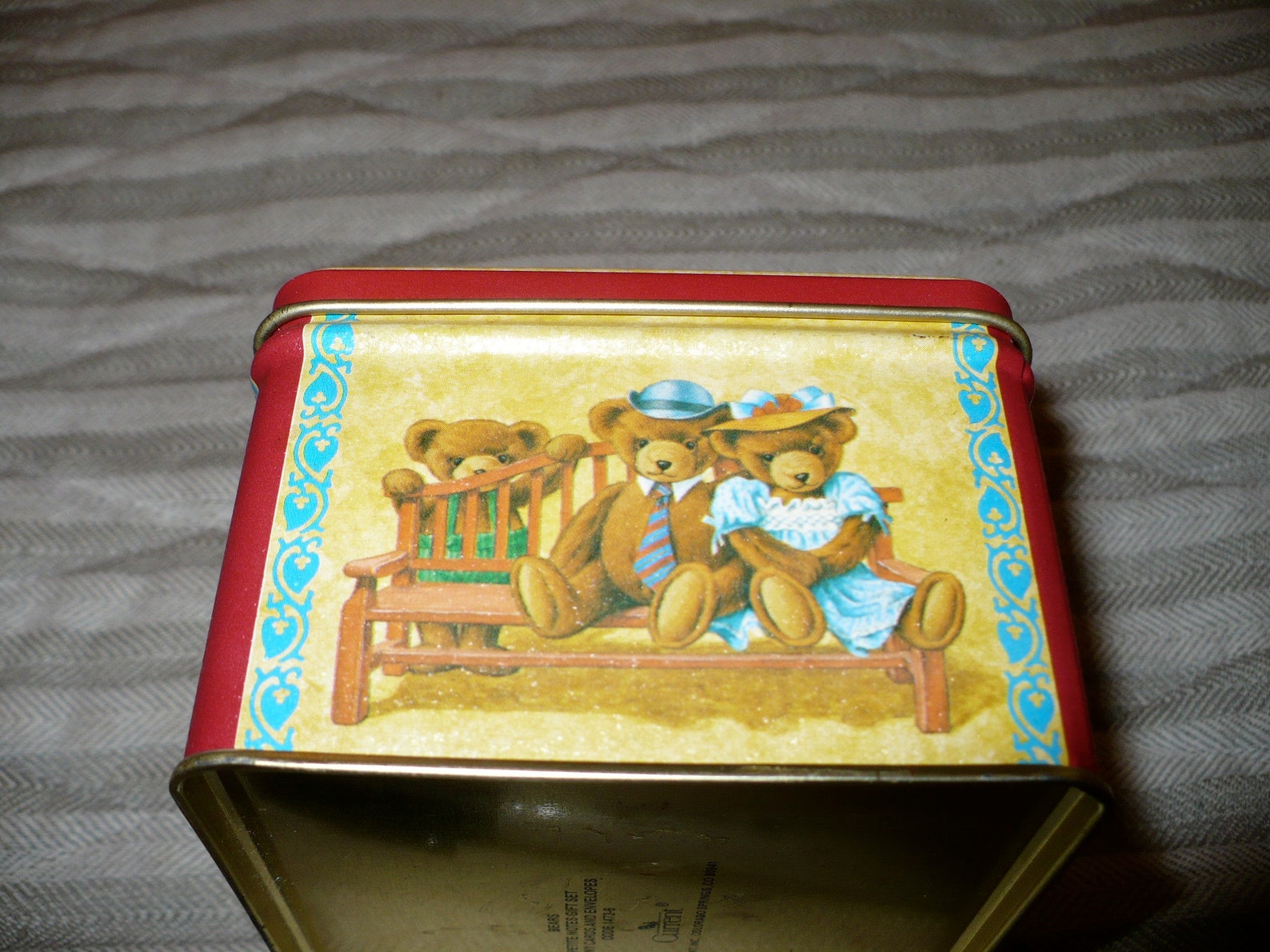 Current Teddy Bear Tin Bears Petite Note Card Gift Set Box - Etsy