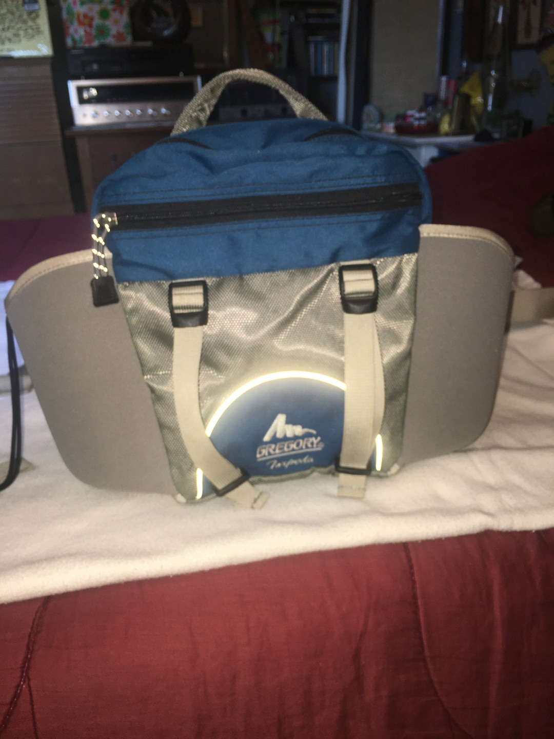Vintage Gregory Torpedo Hiking Hip Pack 2 Water Bottle Holders Nylon ...