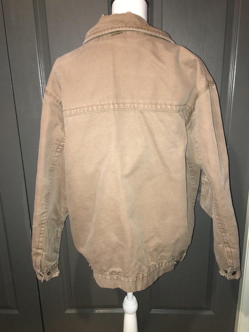 DRI Duck Heavy Duty Tan Canvas Mens Sz Large Carhartt Detroit Y2K ...