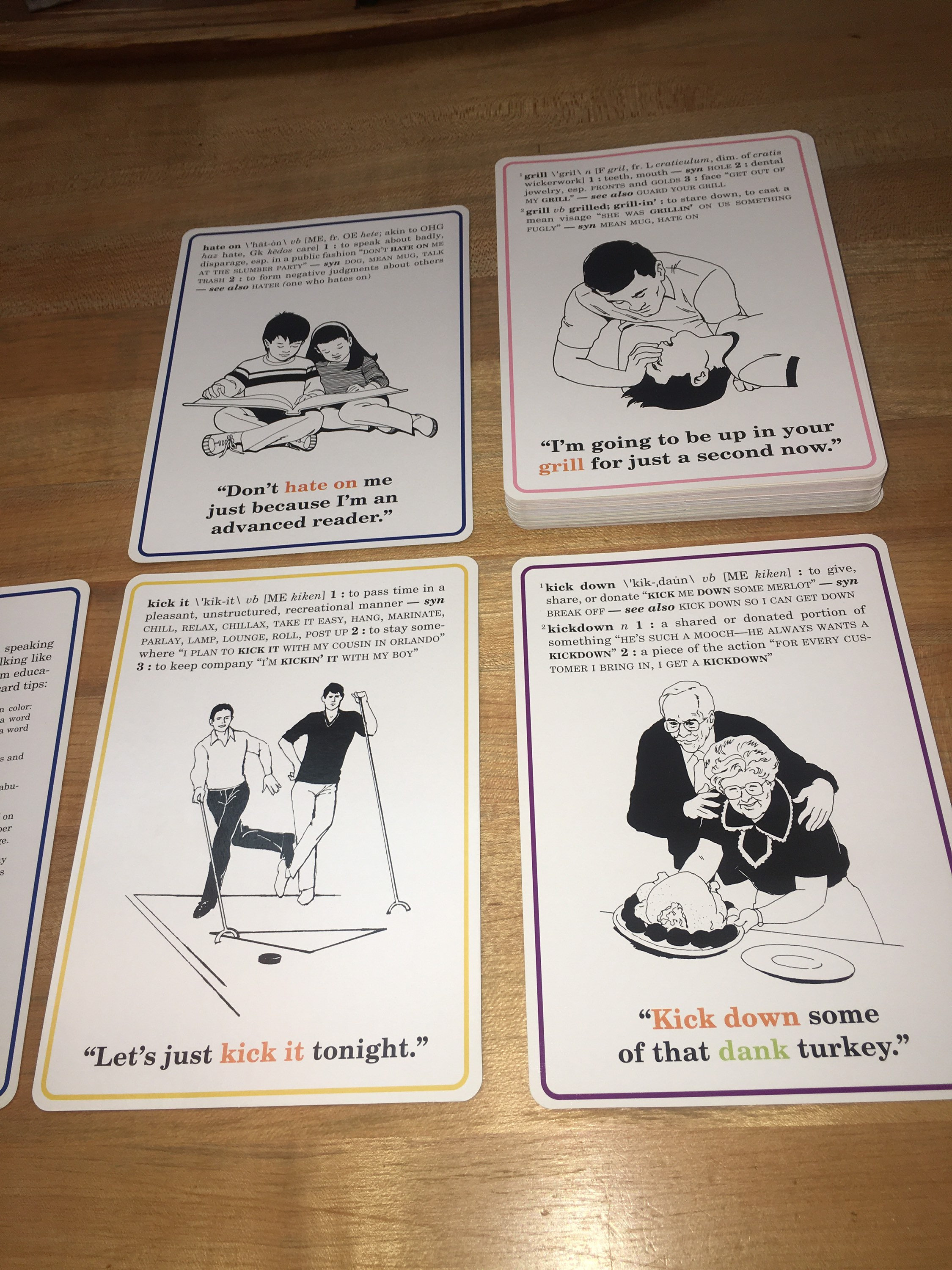 Slang 2 Flash Cards Made by Knock Knock 2006 60 Pieces Trade Cards ...