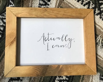Actually, I Can. Print, Classroom Colors Print, Positive Quote, Instant ...
